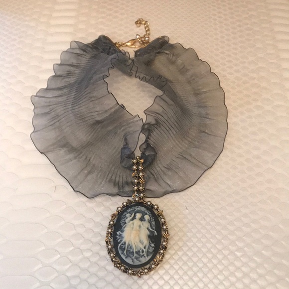 Jewelry | Ribbon Choker With Cameo Pendant | Poshmark
